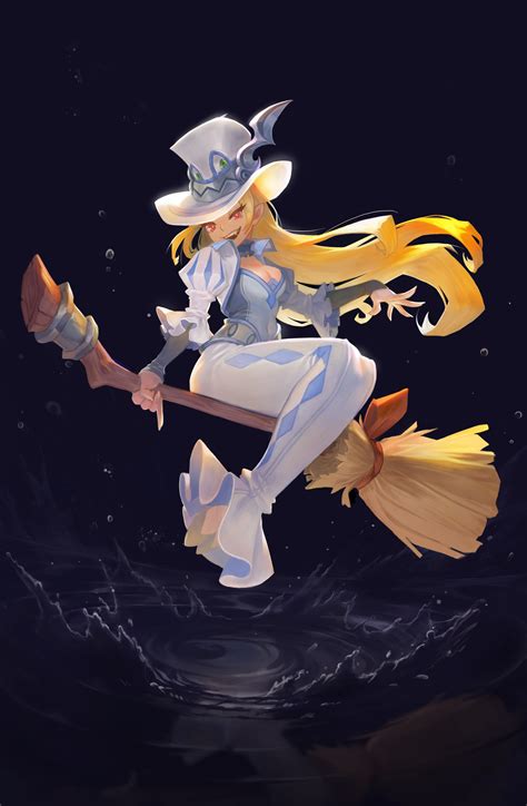 Artstation 이동수단마녀의 빗자루