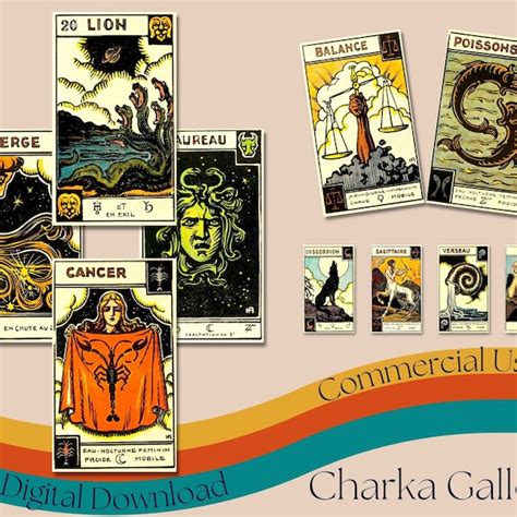Oracle Deck Astrology Collage Etsy