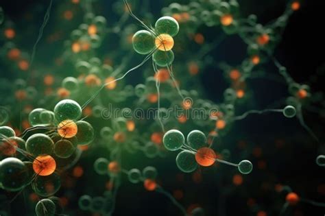 A Detailed Close Up Of Intertwined Dna Molecules Highlighting The