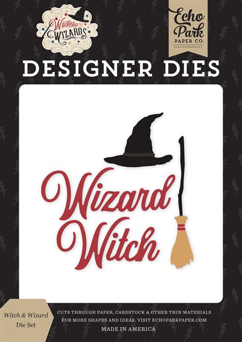 Witches And Wizards Witches Wizards Medium Die Set Echo Park Paper Co