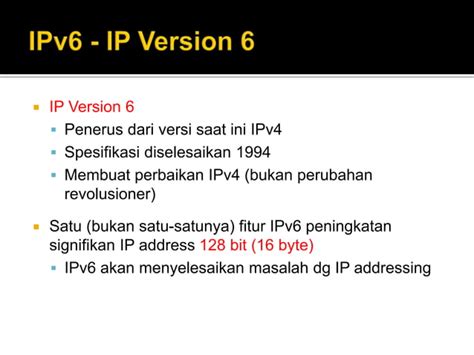 Internet Protocol Address Prodi Manajemen Informasi Kesehatan Ppt