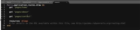 guide to the rails controller generator to build pages