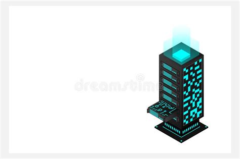 Data Hosting Data Flow Data Storage Server Stock Vector Illustration Of Banner Data 201609647