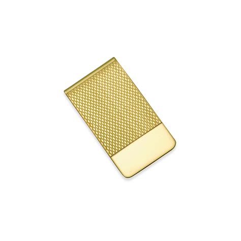 Engravable 14k Gold Money Clip With Scalloped Design The Lanam Shop