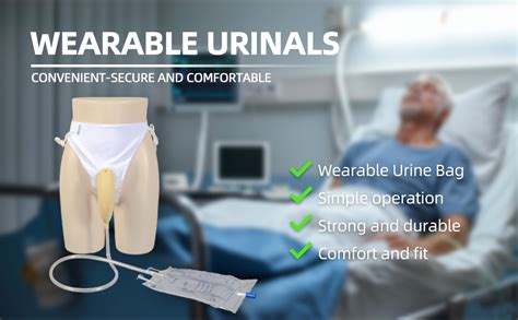 Wearable Urinal For Men Portable Latex Material 1000ml Capacity Skin Friendly And Odorless