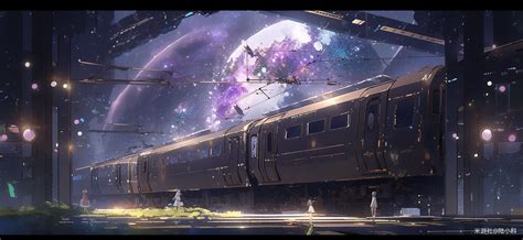 壁纸插画星穹列车发车 崩坏星穹铁道社区 米游社