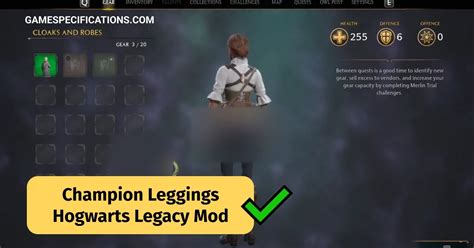 Champion Leggings Hogwarts Legacy Mod Can You Still Get This Mod