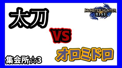 太刀vsオロミドロ 全武器ローテーション縛りモンスタハンターライズ日記45【steam版 Mhrise モンスターハンターライズ 4k