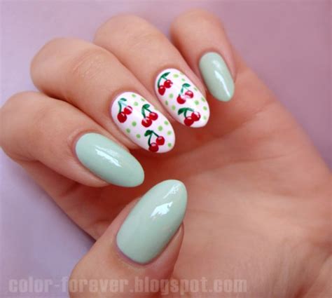 15 Ways To Decorate Your Mint Nails This Spring