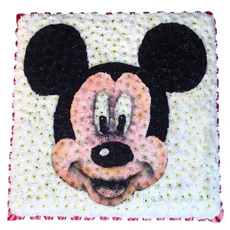 Funeral Flowers Bespoke Mickey Mouse Tribute £200