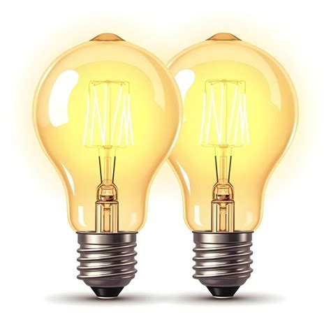Light Bulb Vector Incandescent Bulb Glowing Bulb Classic Light Bulb