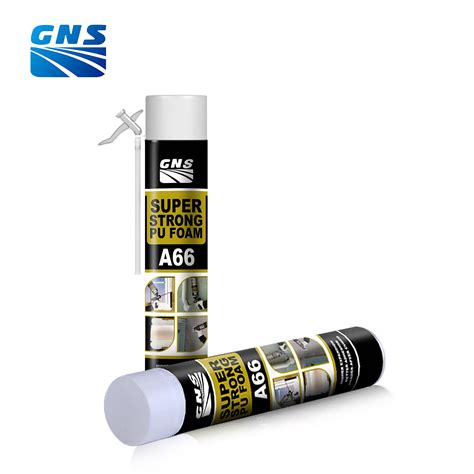 A66 High Density Super Strong Polyurethane Pu Foam Spray Mounting Pu