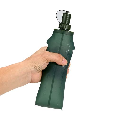 250ml 500ml Tpu Outdoor Sport Bottle Hydro Soft Flask Collapsible Drink