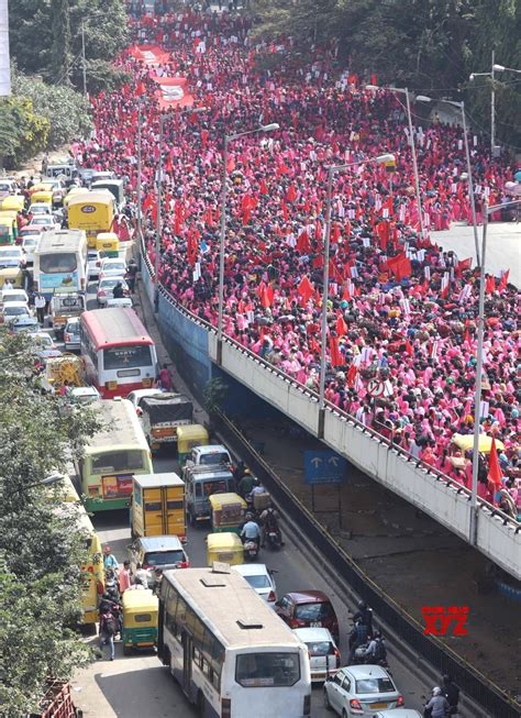 Bengaluru Asha Workers Hold Massive Protest Rally Gallery Social