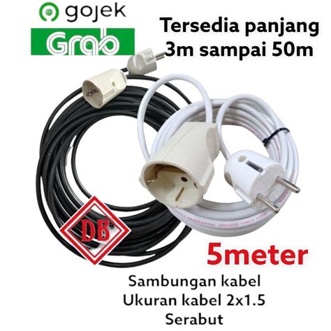 Jual Kabel Sambungan Contra Standar Sni Panjang Kabel 3meter Sampai 50 Meter Kabel Roll