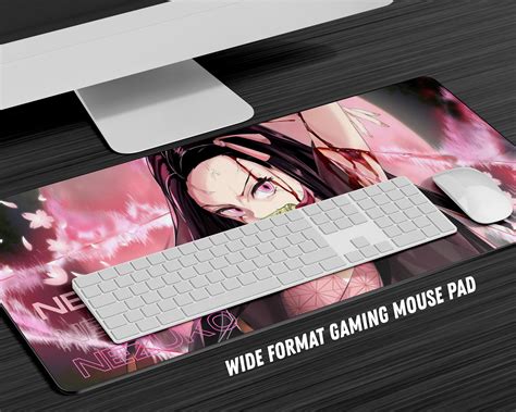 Demon Slayer Nezuko Hype Mouse Pad Gaming Mouse Pad Anime Town Creations