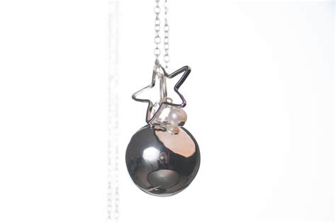 Harmony Ball Pregnancy Necklace With Freshwater Pearl By The Good Karma