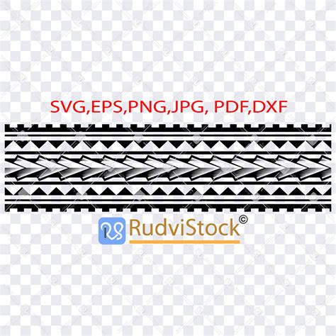 Polynesian Tribal Band Tattoo Samoan Pattern Border Inspire Uplift