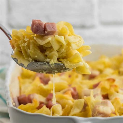 German Ham And Egg Noodle Casserole Cheerful Cook