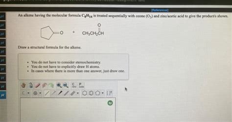 Solved An Alkane Having The Molecular Formula C8h14 Is