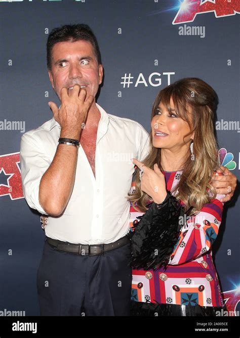 Hollywood Ca 18th Sep 2019 Simon Cowell And Paula Abdul At