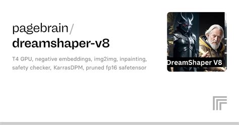 Examples Pagebraindreamshaper V8 Replicate