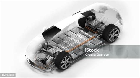 전기 자동차의 구조와 E모빌리티 전기 자동차 배터리 충전 기술의 개념에 대한 배경 3d 렌더링 전기 자동차 대체 연료 자동차에 대한 스톡 사진 및 기타 이미지 Istock