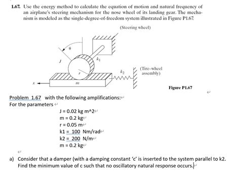 Solved Use The Energy Method To Calculate The Equation Chegg