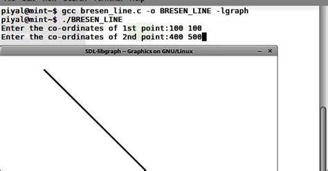 Codingplan C Program To Draw Line Using Bresenham Algorithm