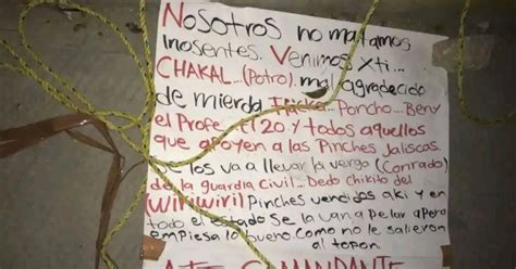 Venimos Por Ti” El Narcomensaje Con El Que El Comandante Chamán