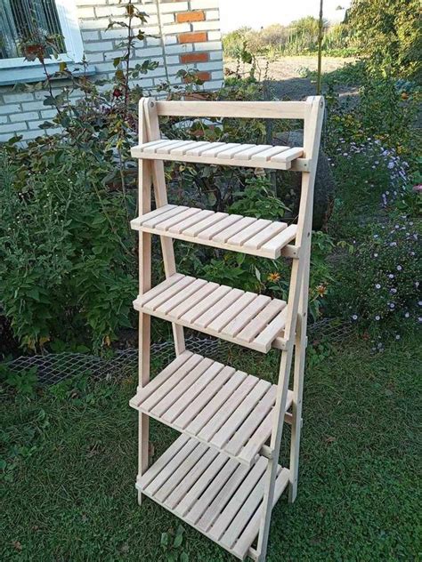 Етажерка розкладна деревяна — ціна 2346 грн у каталозі Етажерки Купити товари для дому та