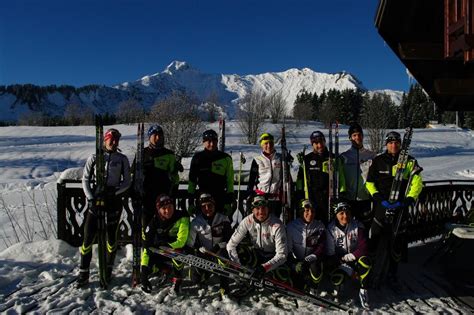 Les équipes de France de ski de fond au Praz de Lys Sports Infos