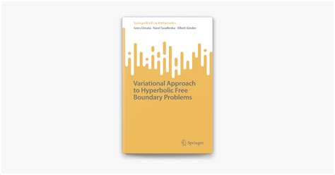 ‎variational Approach To Hyperbolic Free Boundary Problems Sur Apple Books