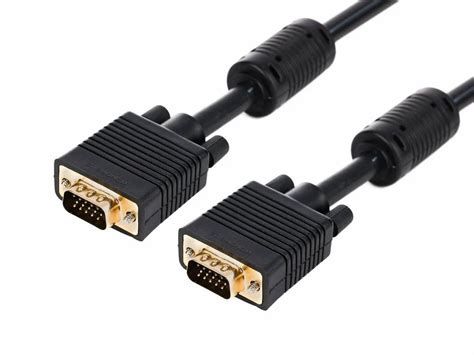 Black Copper Monoprice Super Vga Svga Monitor Cable 6ft At Best