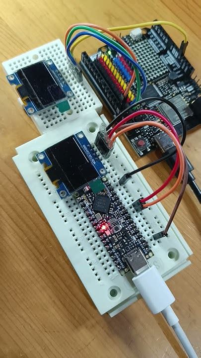 Using U8g2 Ssd1306ssd1315 I2c Oled On Unor4wifi And Nano33ble Youtube