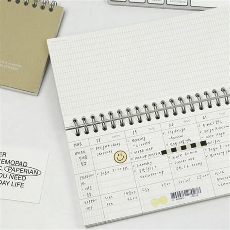 Mochithings Row Desk Weekly Scheduler