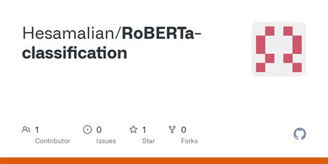 github hesamalian roberta classification