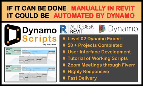 Create Dynamo Scripts To Automate Any Revit Process By Pro Engineer Fiverr