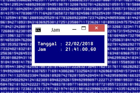 Cara Membuat Jam Digital Sederhana Dengan CMD B
