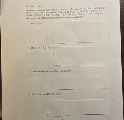 Solved Problem 1 35pts A Computer Consulting Firm Chegg
