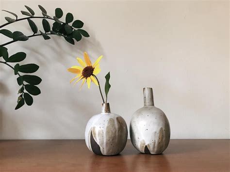 Hand Built Ceramic Vases Made By Gina Zycher Glittermountain On