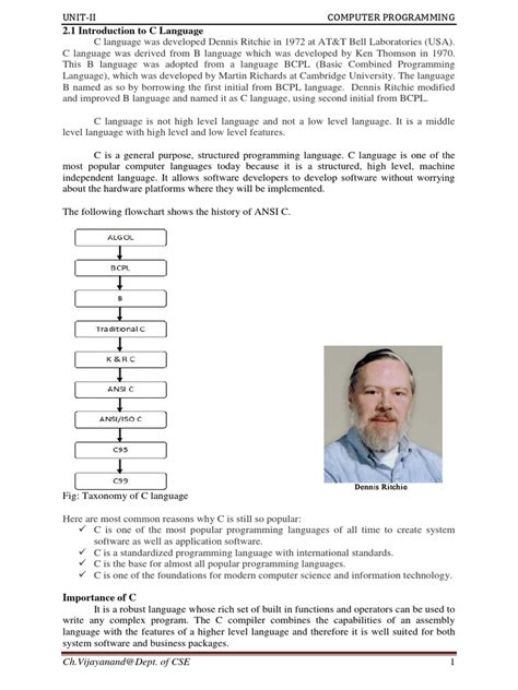 Cp Unit Ii R16 Pdf Integer Computer Science C Programming Language