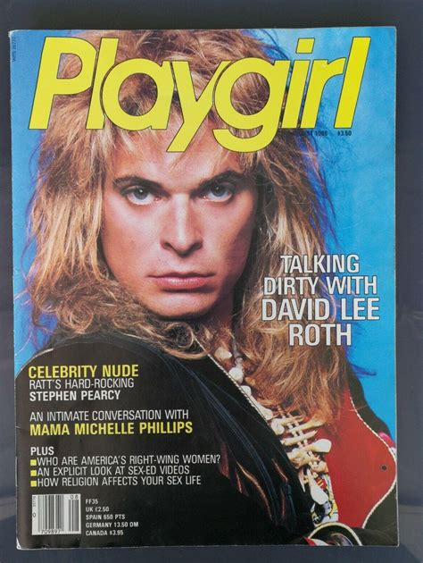 Playgirl Magazine August 1986 - David Lee Roth - Stephen Pearcy - L | #3941028461