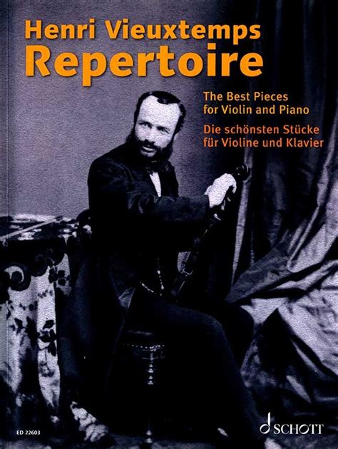 Henri Vieuxtemps Repertoire Violin Sheet Music