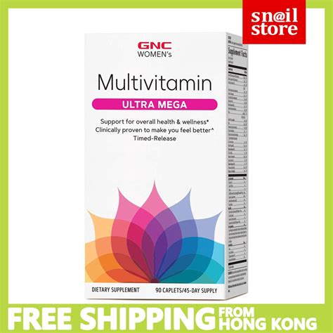 Gnc Womens Ultra Mega Multivitamin 90 Caplets Exp 2026 Shopee