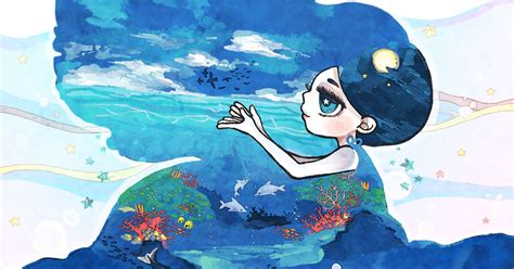 オリジナル 女ゴコロと海の空 アヤブーのイラスト Pixiv