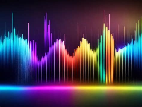 Premium Ai Image Abstract Equalizer Sound Wave Colorful Hightech Concept