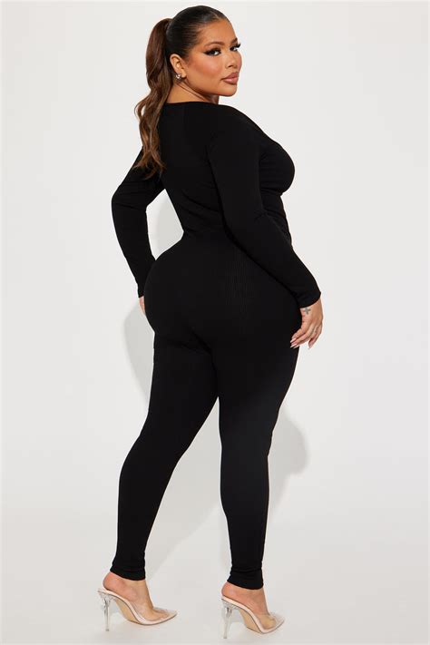 Avani Snatched Jumpsuit Black Fashion Nova
