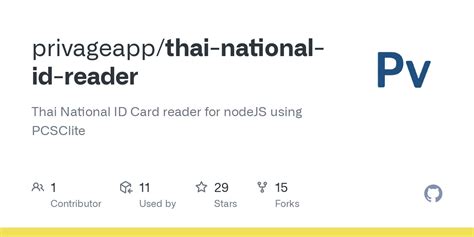 github privageapp thai national id reader thai national id card