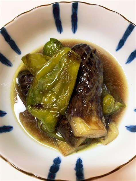 ズボラ風なすとピーマンの煮浸し By 呑んだくれなつ 【クックパッド】 簡単おいしいみんなのレシピが395万品